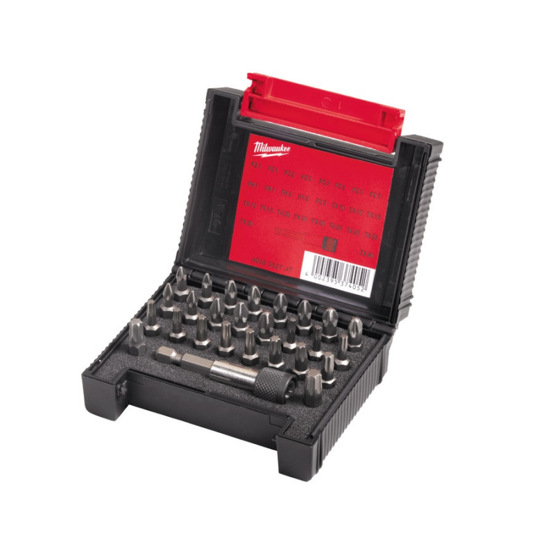 Kits compacts d embouts de vissage Set - 27 pcs Milwaukee 4932352747