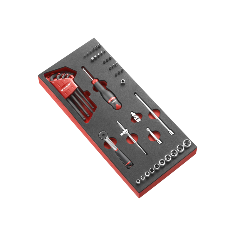 Modules vides et compositions d'outils pour servantes d'atelier | Facom ...