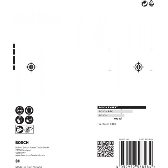 Boîte d'abrasifs réticulés Expert M480 125 mm 7 pces - BOSCH | 2608901202