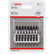 Kit 8 Embouts de vissage qualité Impact PH2 50 mm - BOSCH | 2608522330