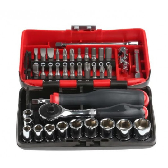 R.360NANOPB | COFFRET CLIQUET MANCHE ROTATIF + DOUILLES 1/4'' 6 PANS ...