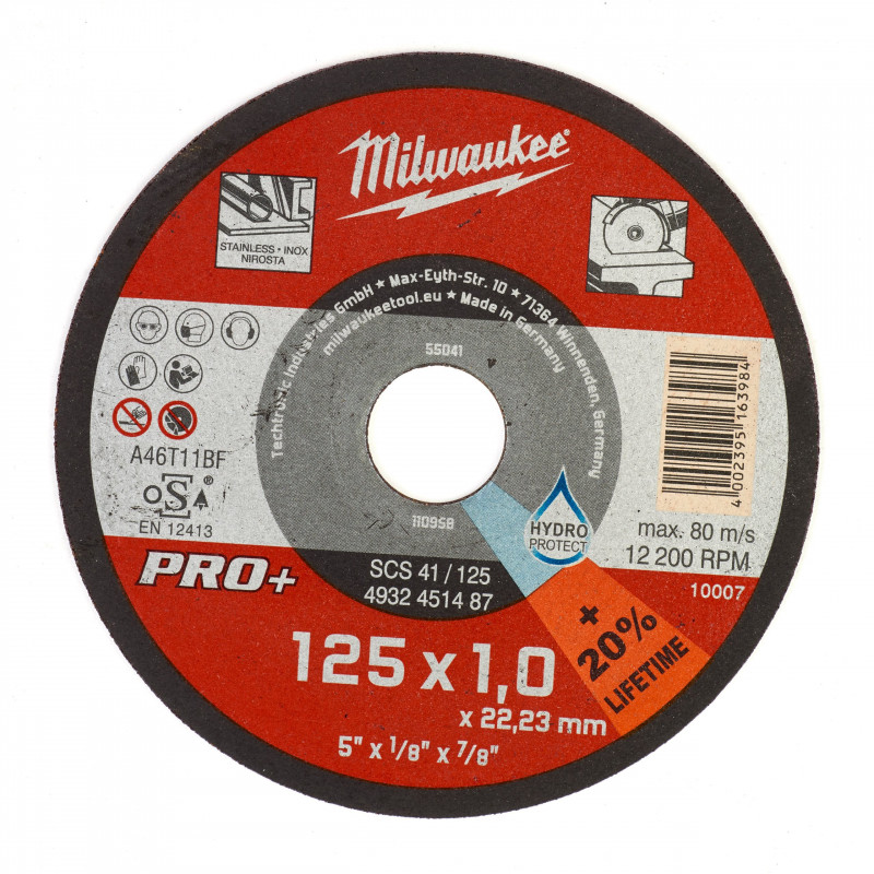 PRESENTOIR DE COMPTOIR DISQUE A TRONCONNER PRO+ 125MM EPAISSEUR 1MM ...