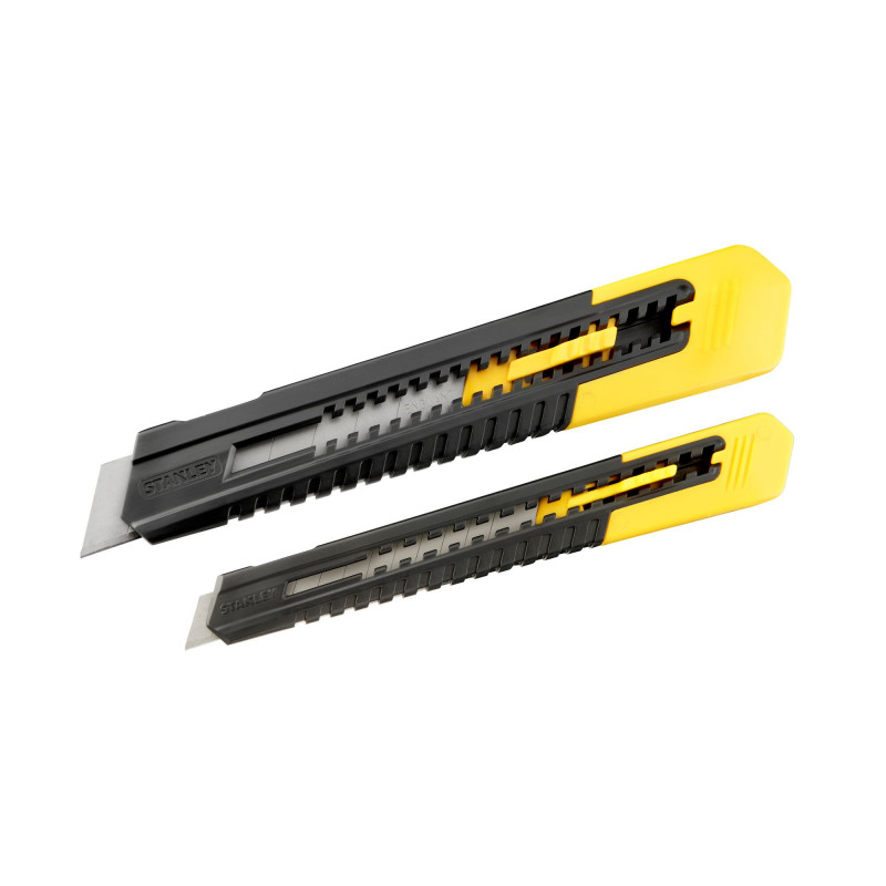 LOT DE 2 CUTTERS 9 ET 18 MM SM - STANLEY | STHT10202-0