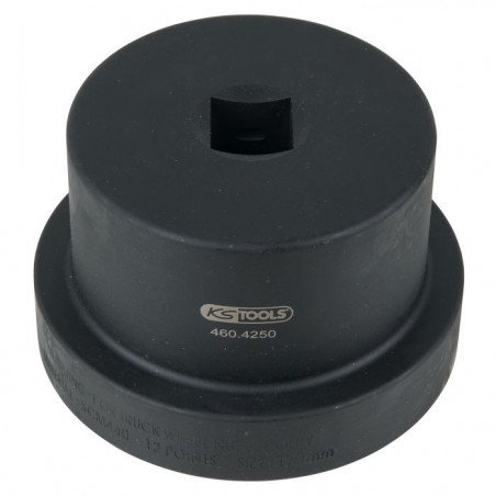 Douille pour écrous moyeux avec guide 1", 12 pans, 110 mm - KSTools | 460.4250