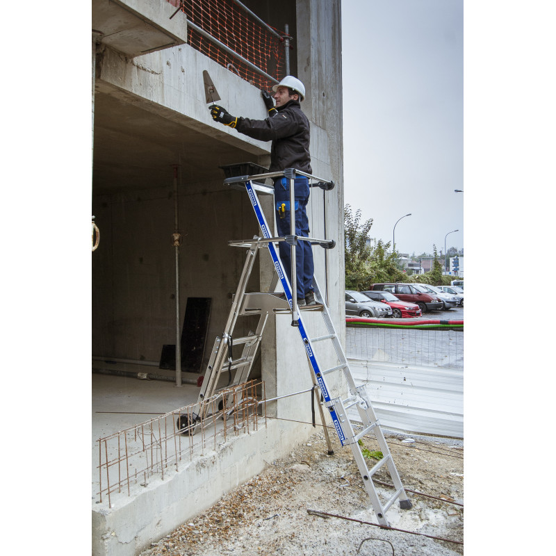 Plates-formes Sherpascopic télescopique 3 à 4 marches Tubesca-Comabi ...