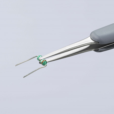 Brucelle de précision en Inox avec isolation plastique ESD - Pointes ...