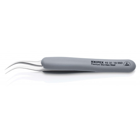 Brucelle de précision en Inox avec isolation plastique ESD - Pointes ...