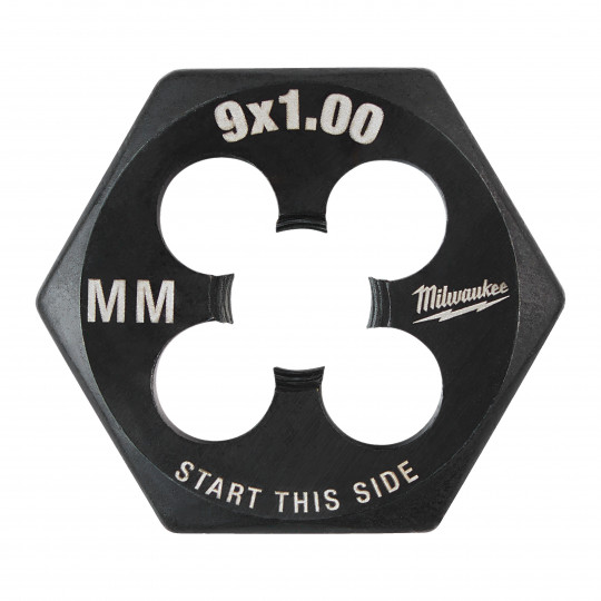 FILIÈRE DE FILETAGE HEX MÉTRIQUE M9-1.00 - Blister - Milwaukee | 4932500619